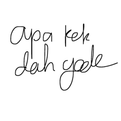 tulisan jelek - LINE スタンプ | LINE STORE