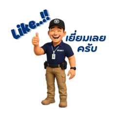 Smiley Security Operation (ฝรภ.อารมณ์ดี) – สติกเกอร์ LINE | LINE STORE