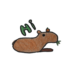 Happeee Capybaras – LINE stickers | LINE STORE