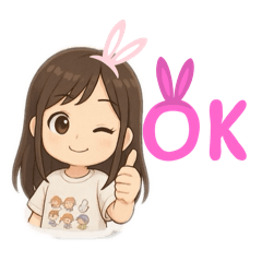 Cutie Buuny Girl 4 – LINE stickers | LINE STORE