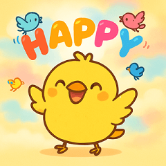 Little Yellow Bird -Daily Moods- – LINE stickers | LINE STORE