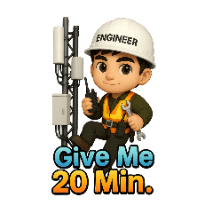 Telecom Tower Man – LINE stickers | LINE STORE