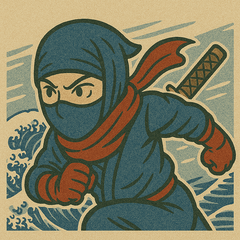 Ninja Ukiyo-e Stickers - LINE スタンプ | LINE STORE
