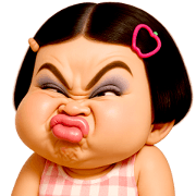 Apple cute girl2 – LINE stickers | LINE STORE