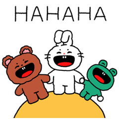 HAHAHA CLUB – LINE貼圖 | LINE STORE