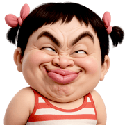 Cheeky girl 25 BIG – LINE stickers | LINE STORE