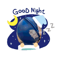 Talk later. Good night! – LINE stickers | LINE STORE