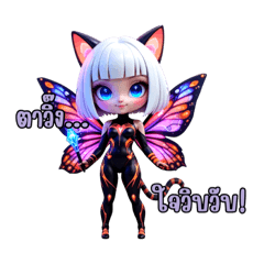 CyberCat Fairy - LINE スタンプ | LINE STORE