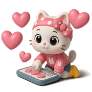 Mu meow so cute – LINE stickers | LINE STORE