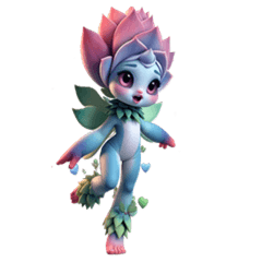 Little Rou, the Flower Fairy – สติกเกอร์ LINE | LINE STORE