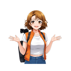 Beautiful Girl Travel Guide Greetings - LINE スタンプ | LINE STORE