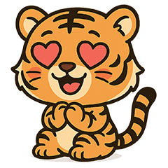 Sassy Cute Tiger – LINE stickers | LINE STORE