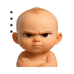 Crazy Baby Daily - any text – LINE stickers | LINE STORE