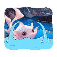 pink fish12 – LINE stickers | LINE STORE