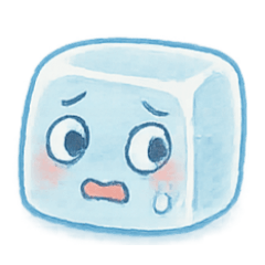 Kubi the Ice Cube Beast Daily Meltdown – LINE stickers | LINE STORE