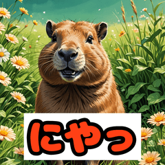 Cute Capybara - Daily Stickers – LINE stickers | LINE STORE