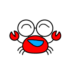 Emo.&Exp. Crab[Jr] - LINE スタンプ | LINE STORE