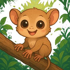 Tiny Tarsier: Big Emotions – LINE stickers | LINE STORE