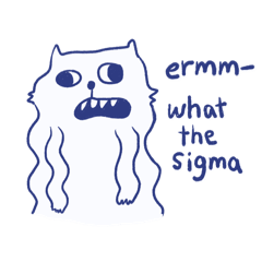 The Alpha Cat! – LINE 스티커 | LINE STORE