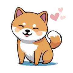 Cute and relaxed Shiba Inu 4 – LINE貼圖 | LINE STORE