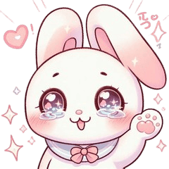 Super Reaction Bunny Stickers vol.5 – LINE stickers | LINE STORE