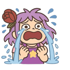 Kuremei Girl All Reactions, No Words – LINE stickers | LINE STORE