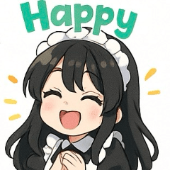 Adorable Maid LINE Stickers3 – LINE stickers | LINE STORE