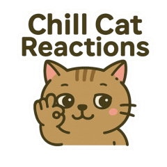 Chill Cat Reactions – สติกเกอร์ LINE | LINE STORE