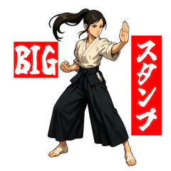 Stylish Fighting Woman – LINE stickers | LINE STORE