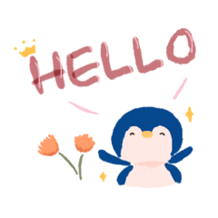 Mochi Penguin Say Hi! - LINE スタンプ | LINE STORE