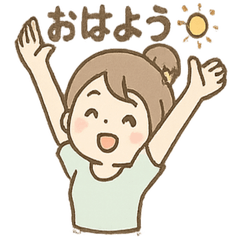 Yurari's leisurely yoga life – LINE stickers | LINE STORE