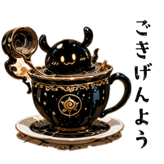 Coffee_Demon World Tea Party 1 – LINE貼圖 | LINE STORE