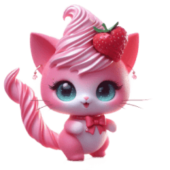 Berry Cats Love Brain Is Fermenting – LINE stickers | LINE STORE