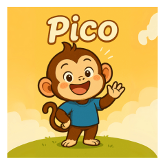 Pico_Vol.2 The Mood Monkey – LINE stickers | LINE STORE