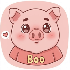 Boo the Funny Pig: Express Yourself! - LINE スタンプ | LINE STORE