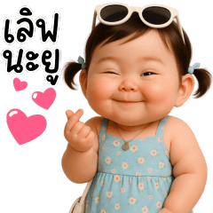 Cute chubby girl 1 – LINE stickers | LINE STORE