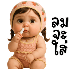 Cute chubby girl 5 – LINE stickers | LINE STORE