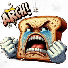 Crying Toast Must-Buy – LINE stickers | LINE STORE