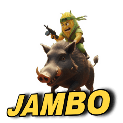 Jambo Jungle Big Stikers 01 – LINE stickers | LINE STORE
