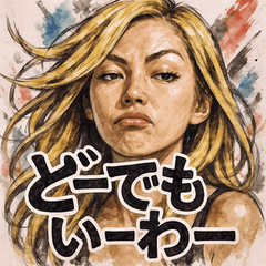 Blonde Gyaru – LINE stickers | LINE STORE
