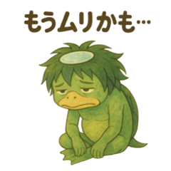 From Negative to happy: KAPPA's Sticker | Yabe-LINE貼圖代購 | 台灣No.1，最便宜高效率的代購網
