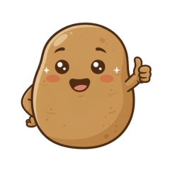 Cute Potatoes Pals 1.0 – LINE stickers | LINE STORE