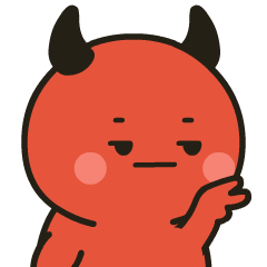 Cute Red Devil 3 : Pop-up stickers – LINE stickers | LINE STORE