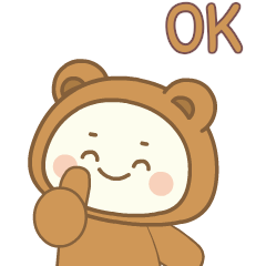 Cosplay Cute Bear 3 : Animated – LINE stickers | LINE STORE