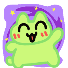 Moving Space Cat Stickers – LINE stickers | LINE STORE