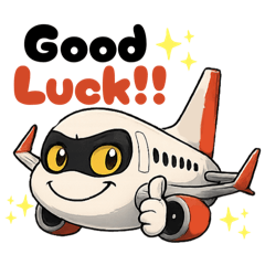 Cute Orange plane – LINE stickers | LINE STORE