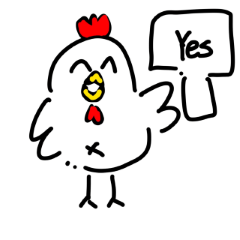 Cute student-created chicken stickers – Stickers LINE | LINE STORE