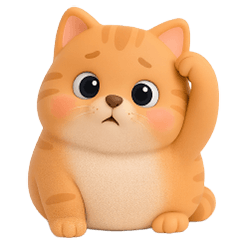 Meow Meow Cute orange cat(No Text) – LINE stickers | LINE STORE
