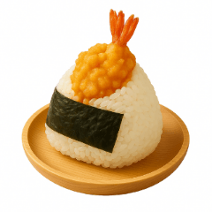 Tenmusu rice ball stickers - Stiker LINE | LINE STORE
