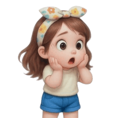 Cute wiggly little girl hehe (ANMZ) – LINE stickers | LINE STORE